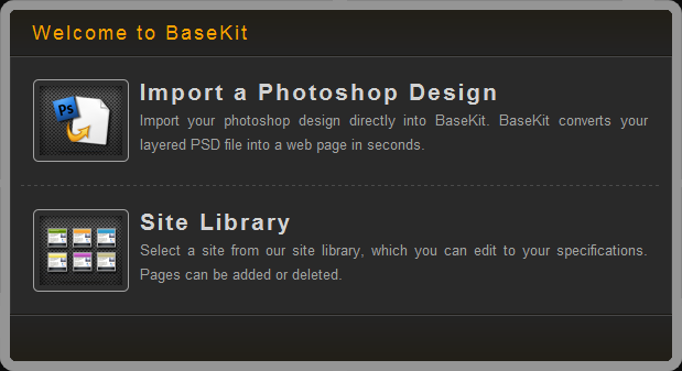 Build Dynamic Websites – Convert PSD to Web Page with BaseKit | Cool ...