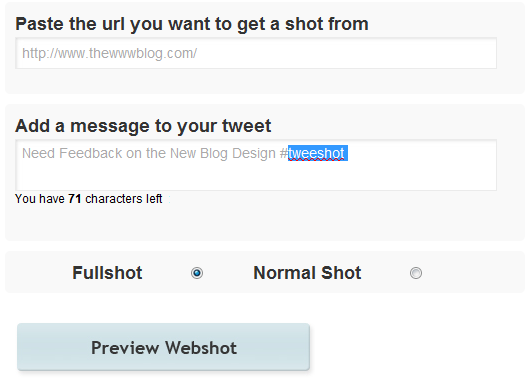Capture Full web page Screenshots & Tweet with Tweeshot | Twitter Blog